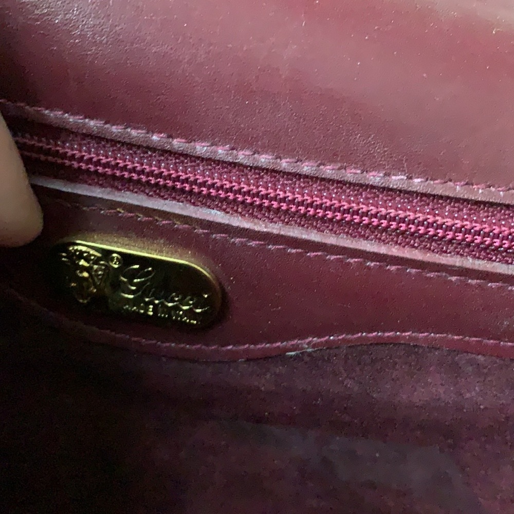 Vintage Gucci Maroon Saddle Bag - Gem